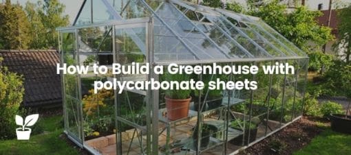How to Build a Greenhouse with polycarbonate sheets